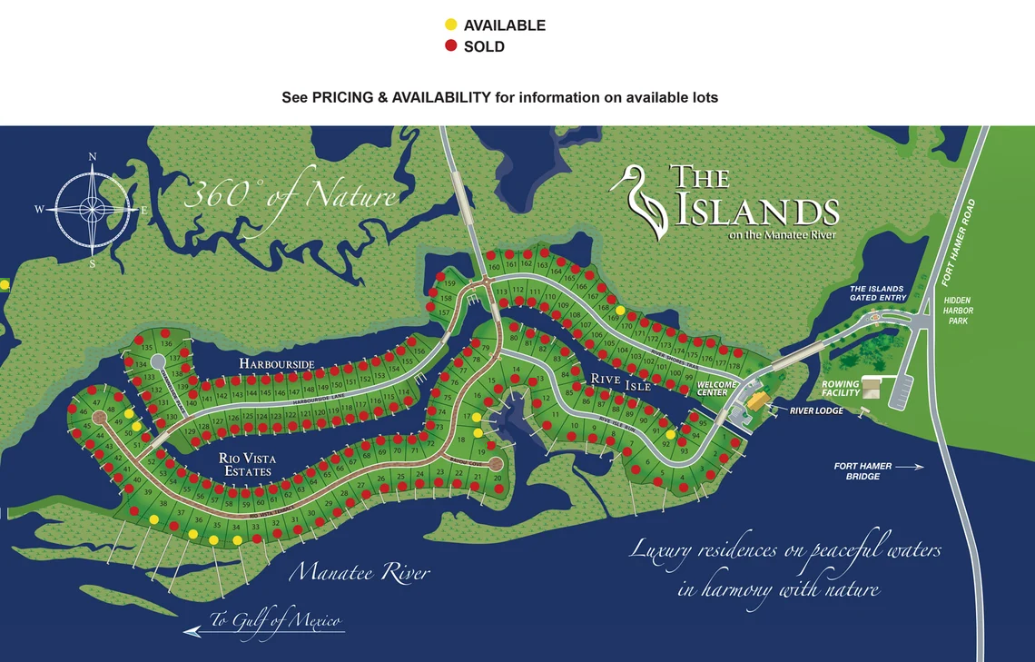 Florida Waterfront Home Pricing & Availability | Islands Development